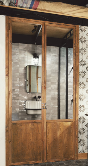 Movement White Brick 6 tile score - Oikos Ceramics